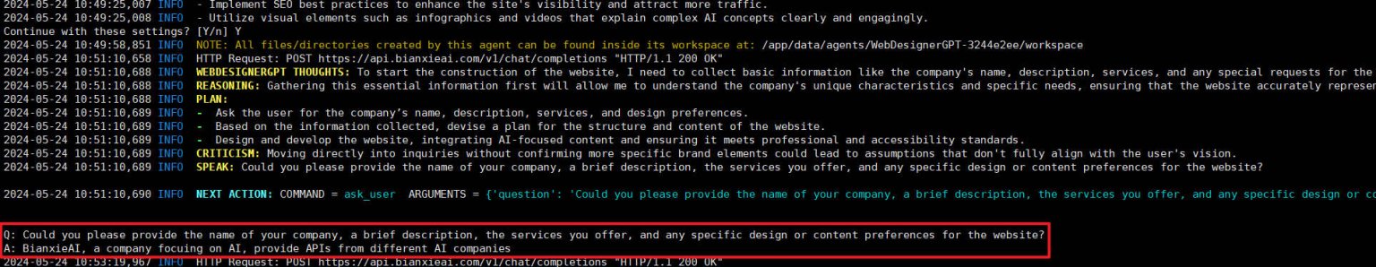 AutoGPT使用便携AI聚合OpenAI API教程 - 便携AI