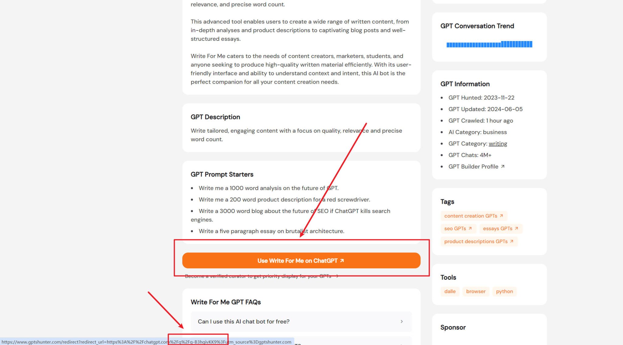 便携AI聚合API gpt-4-gizmo-*（官方GPTs）模型接入教程 - 便携AI